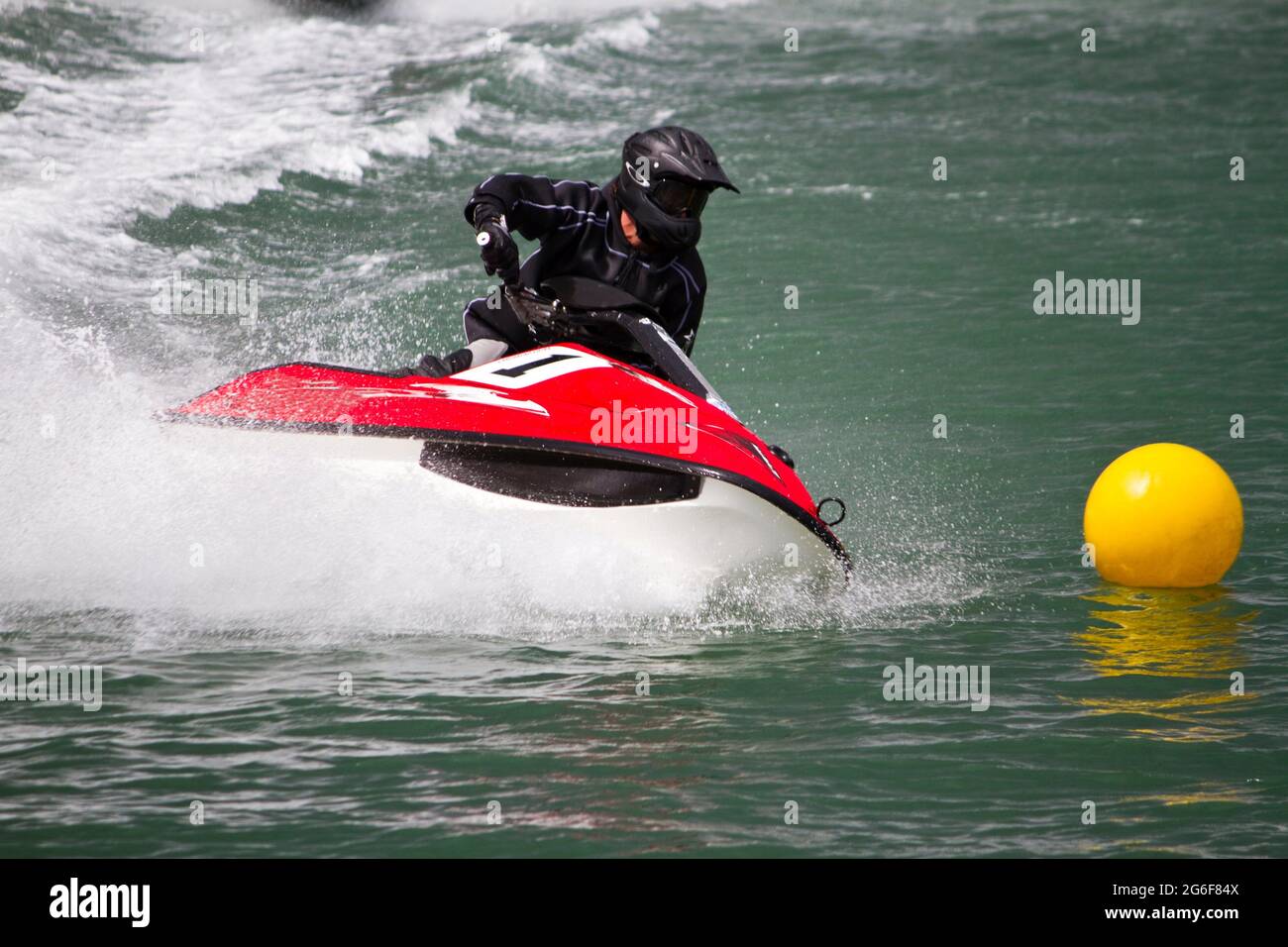 Water jet ski man close up hi-res stock photography and images - Alamy