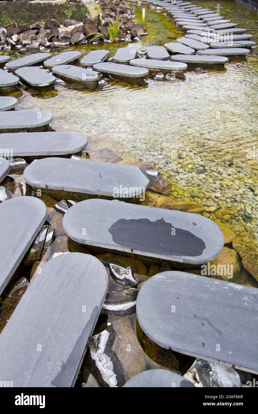 Curved stone path hi-res stock photography and images - Alamy