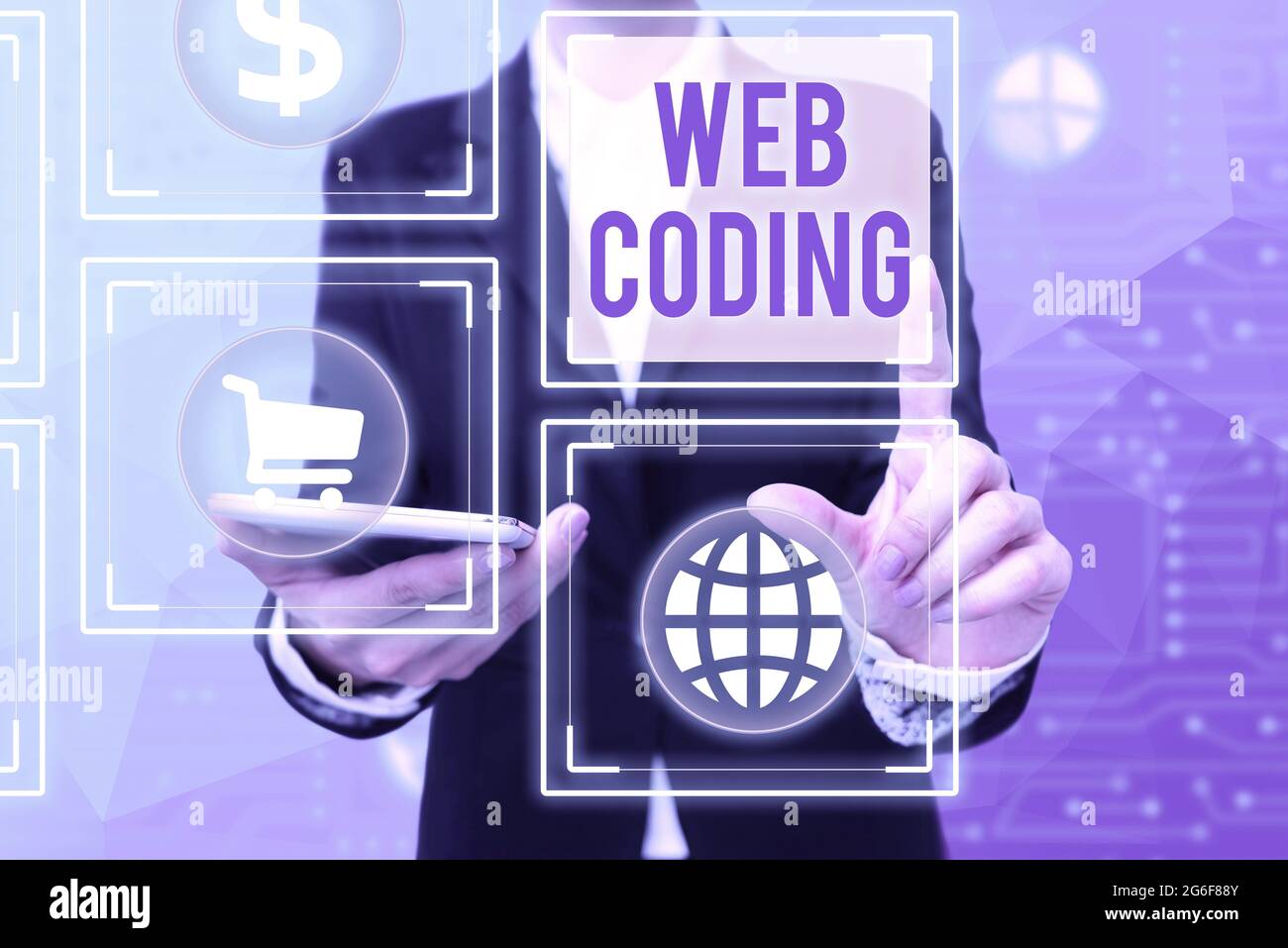 Text Sign Showing Web Coding Business Concept A System Of Symbols And