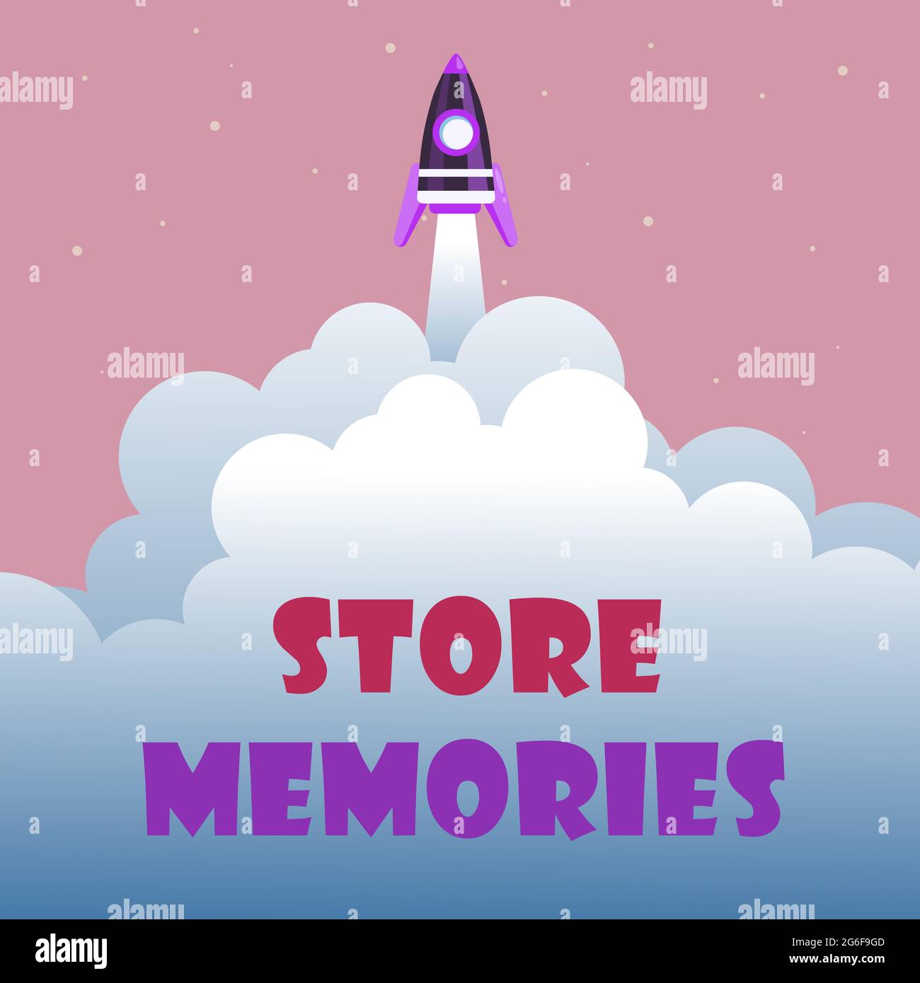 Sign Displaying Store Memories Internet Concept A Process Of Inputting