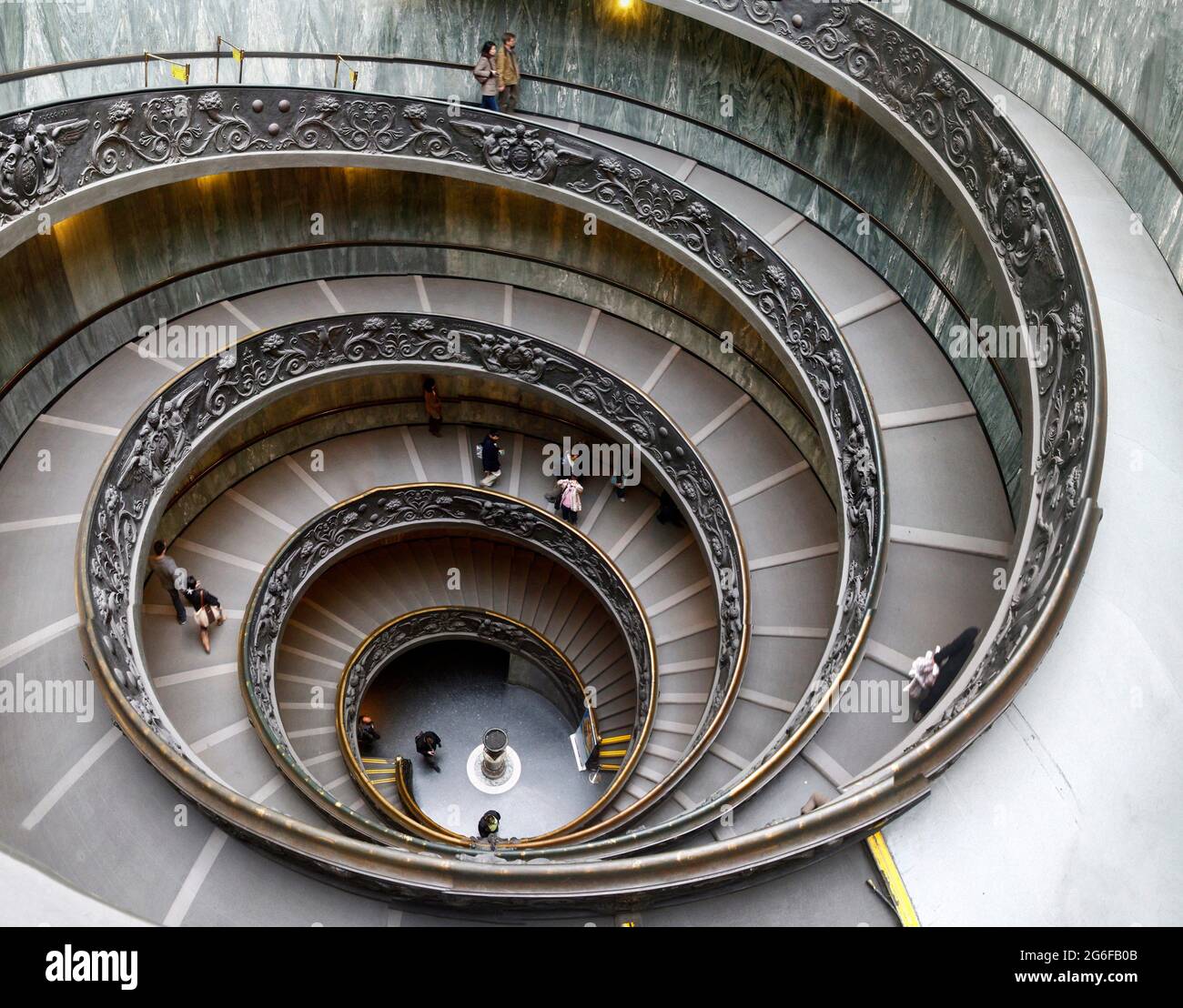 Rome italy spiral staircase High Resolution Stock Photography and ...
