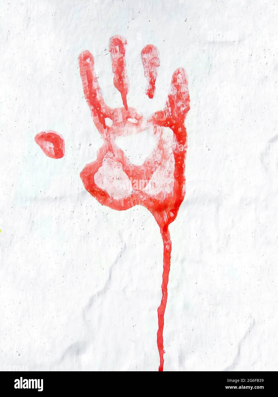 Red Handprint High Resolution Stock Photography and Images - Alamy