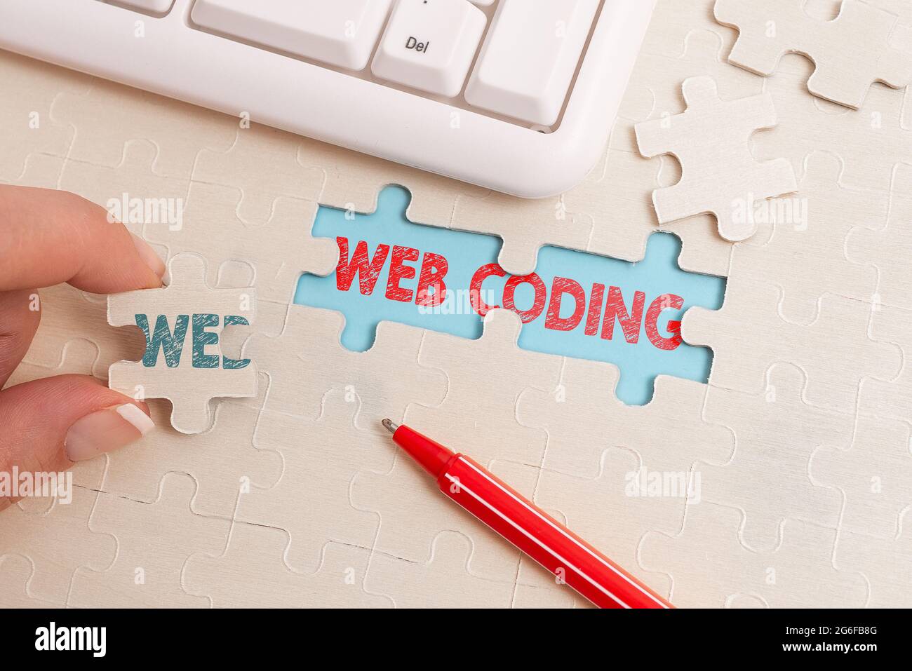 Sign displaying Web Coding. Conceptual photo a system of symbols and ...