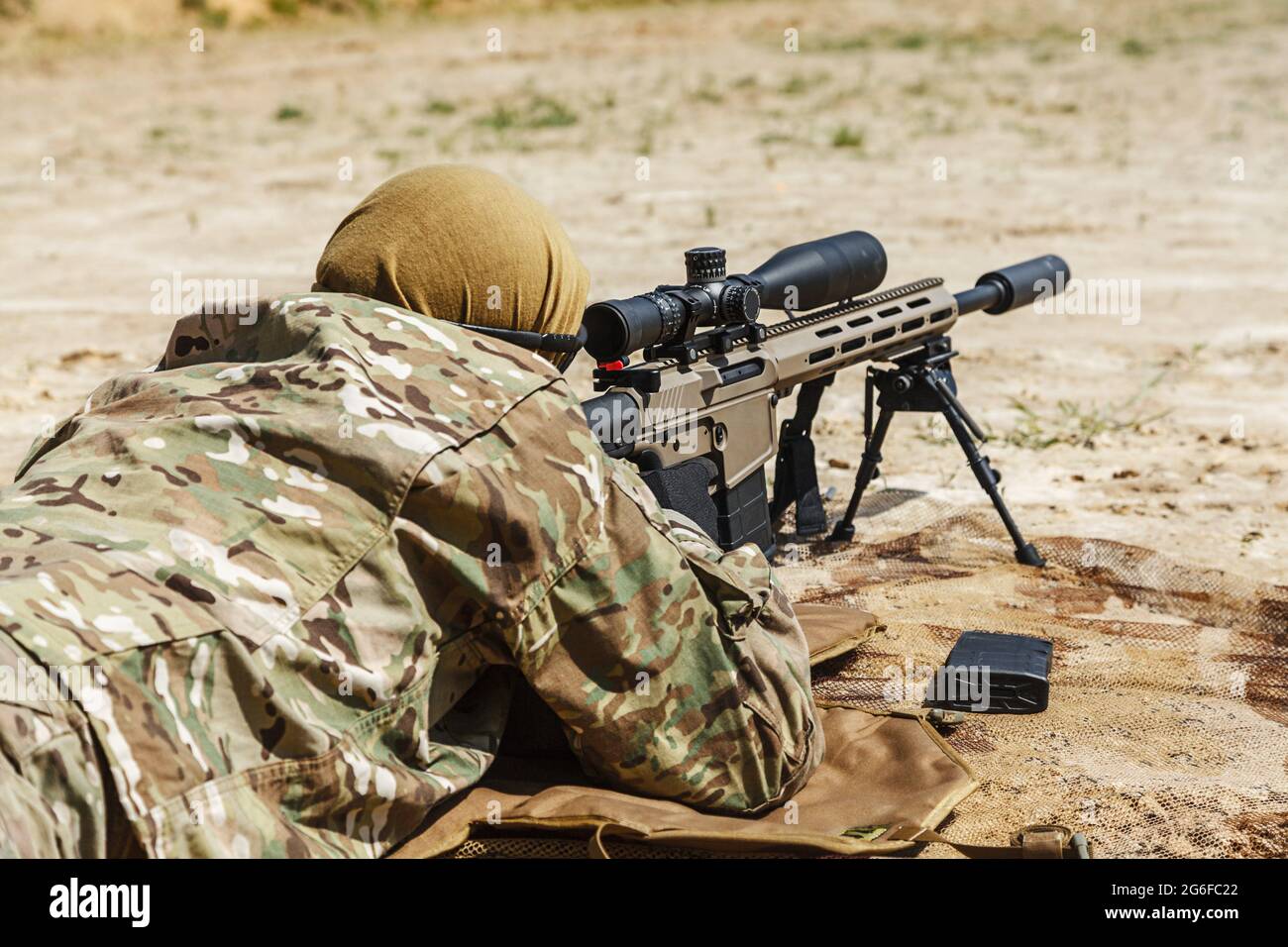 Desert sniper hi-res stock photography and images - Alamy