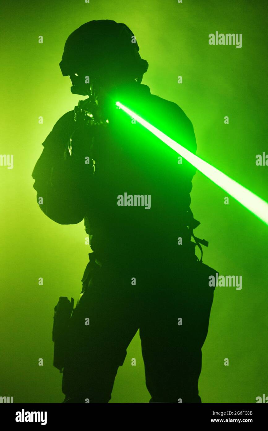 Smoke laser hi-res stock photography and images - Alamy