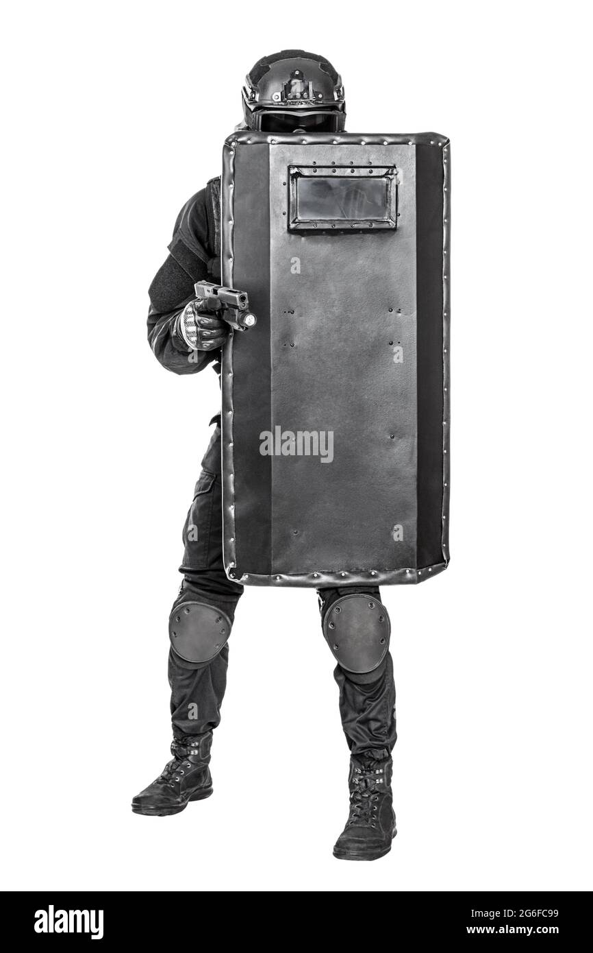 Full body riot police hi-res stock photography and images - Alamy