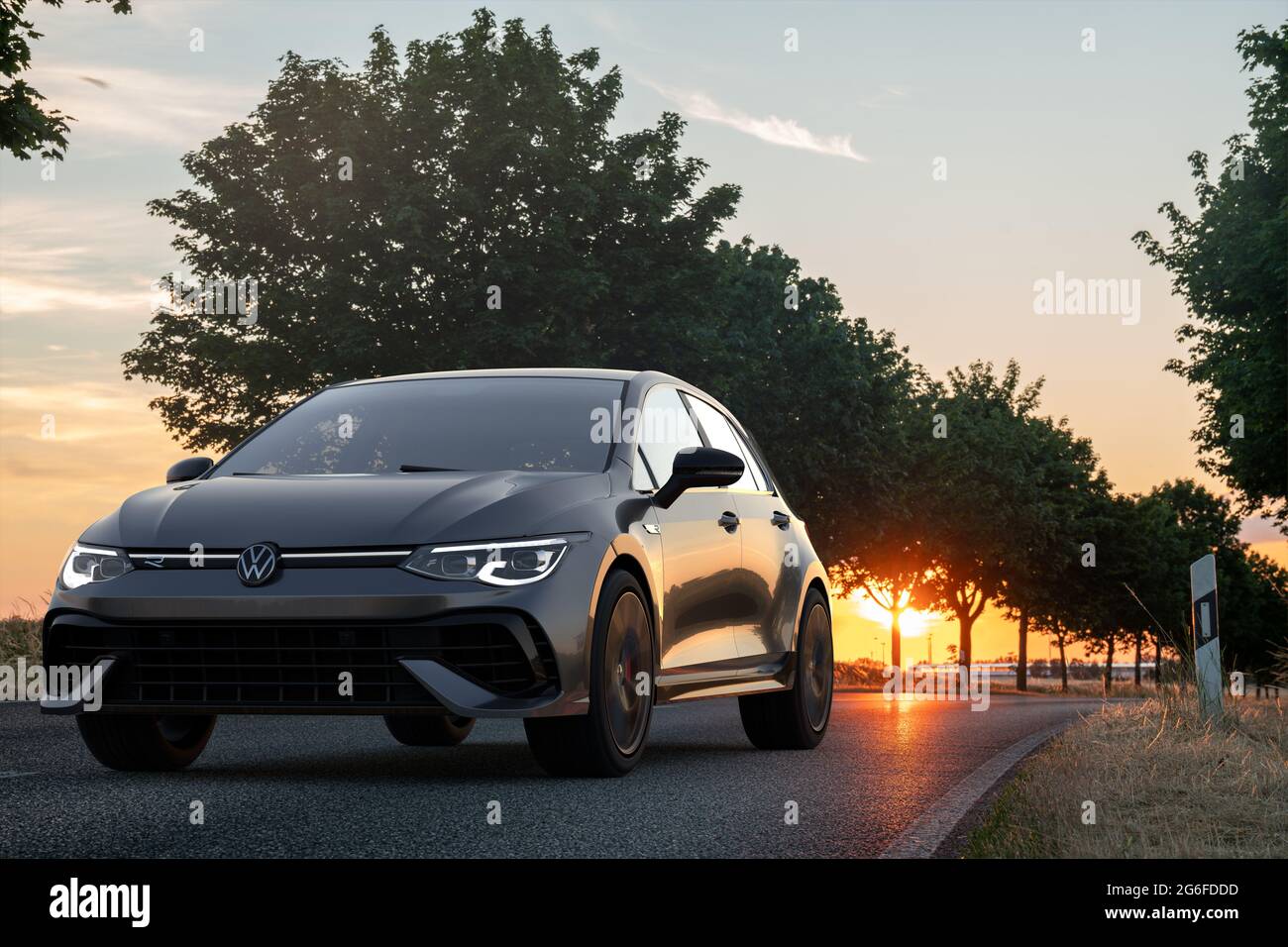 Volkswagen golf r line hi-res stock photography and images - Alamy