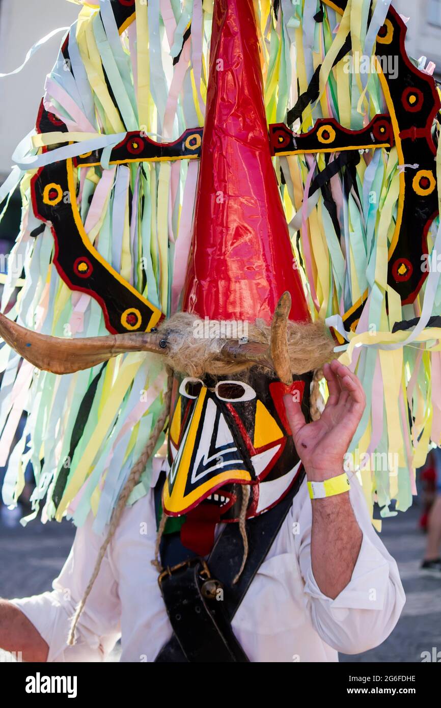 Lisbon festival iberian mask hi-res stock photography and images - Alamy
