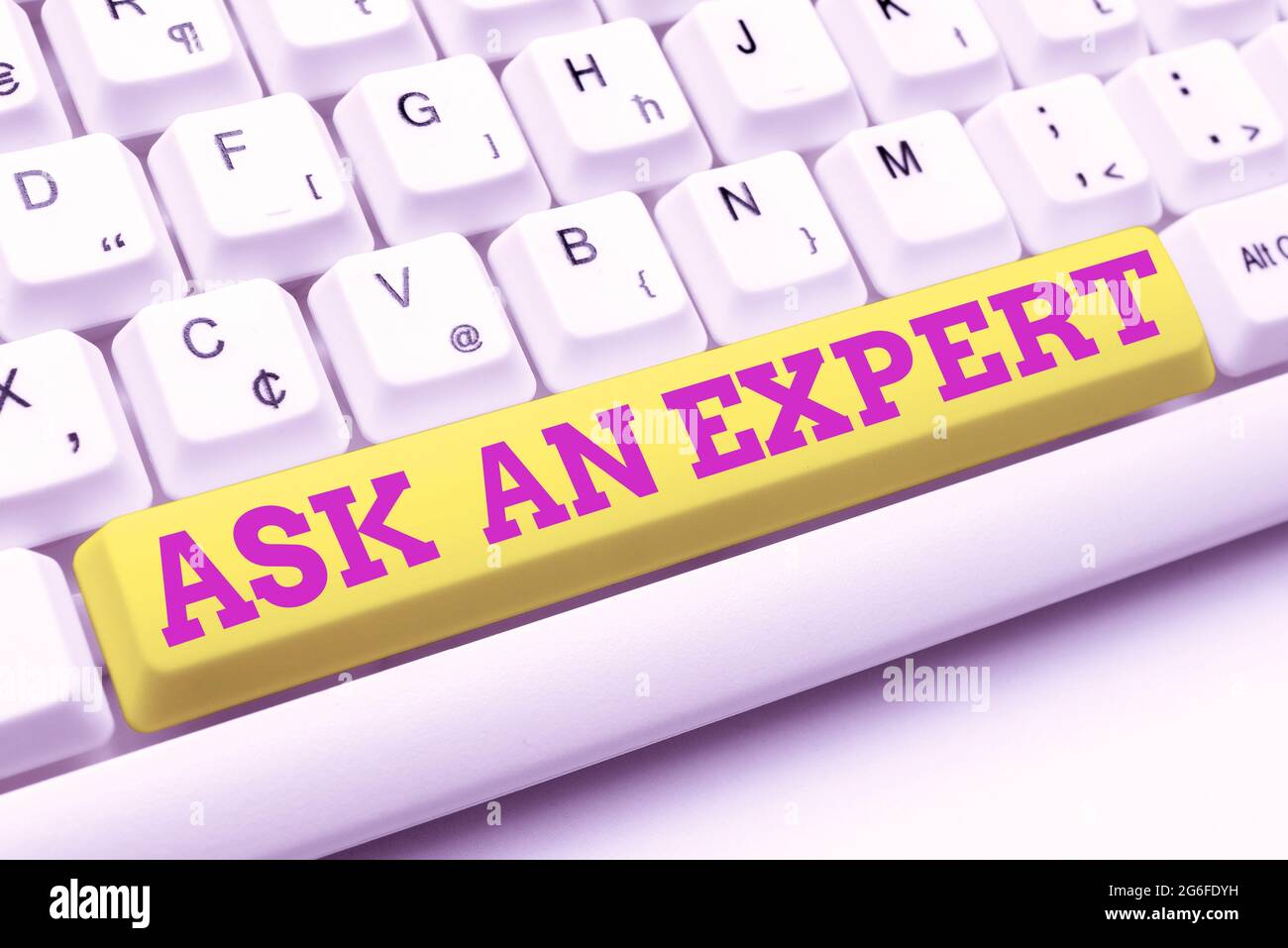 Text caption presenting Ask An Expert. Business concept confirmation that have read understand ...