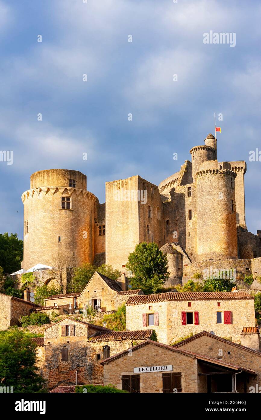 Bonaguil Castle in Lot et Garonne, France Stock Photo - Alamy