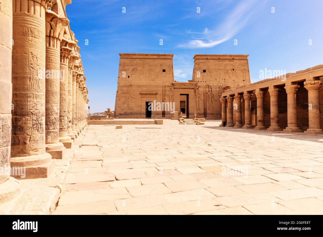 Aswan temple of isis hi-res stock photography and images - Alamy