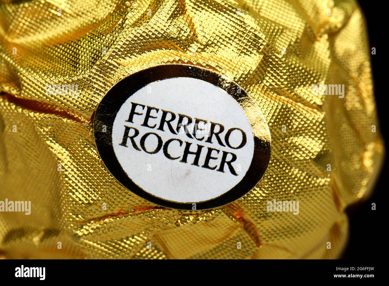 Ferrero rocher chocolate ball hi-res stock photography and images - Alamy