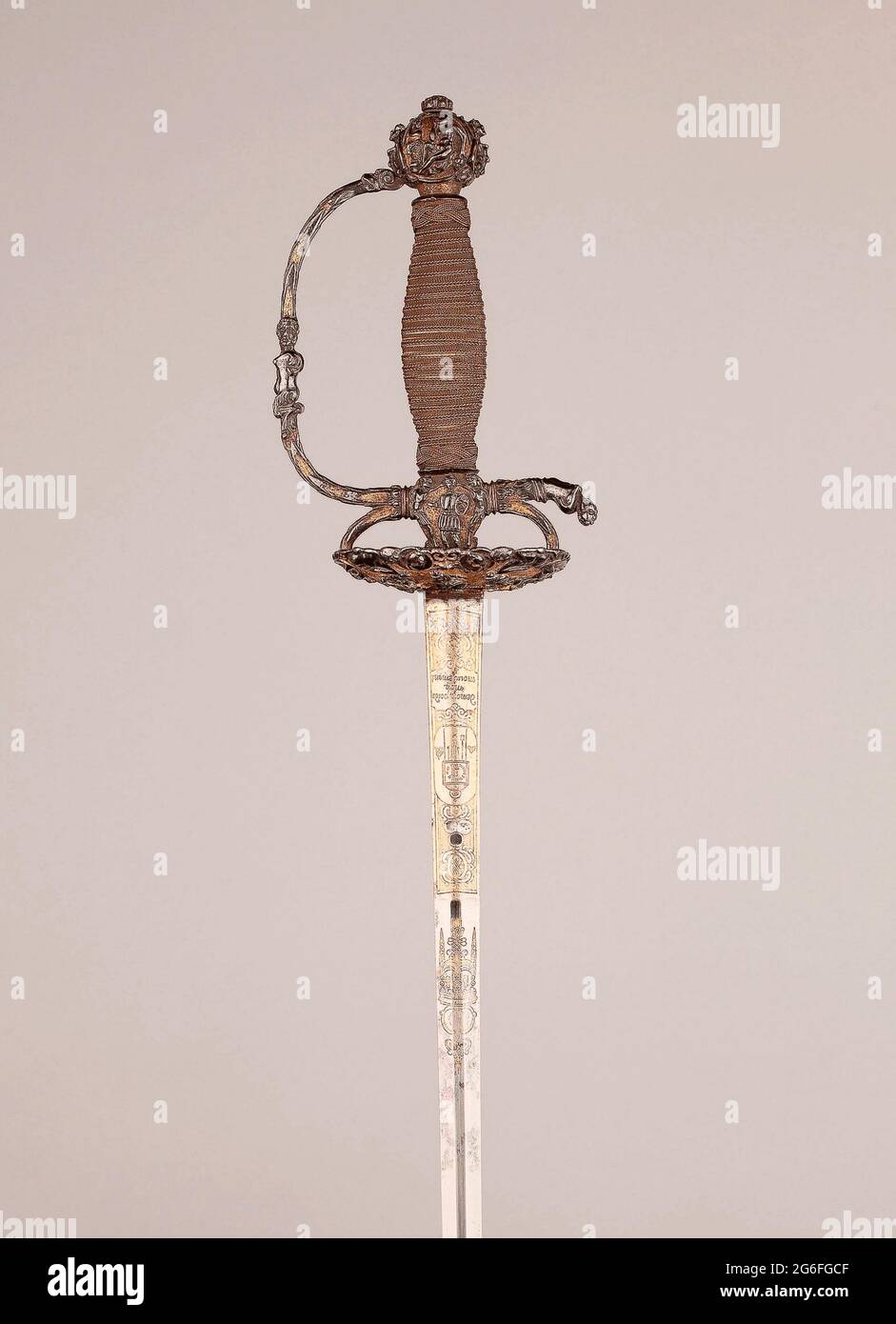Composite Smallsword and Scabbard - Hilt: c. 1650/60; blade: 1750/60 ...