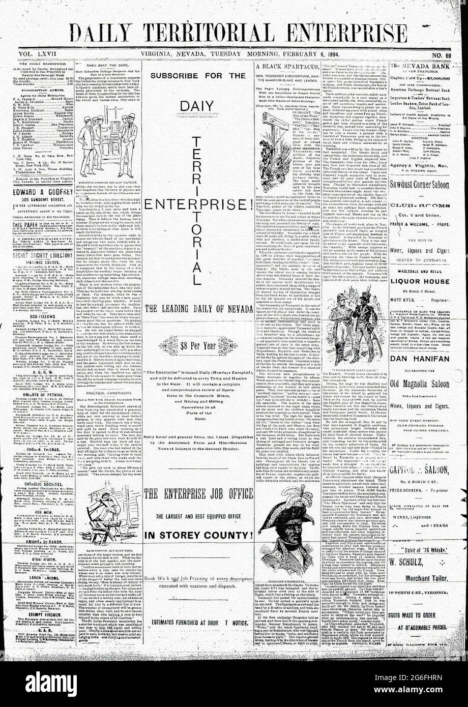 1800s newspaper usa hi-res stock photography and images - Alamy