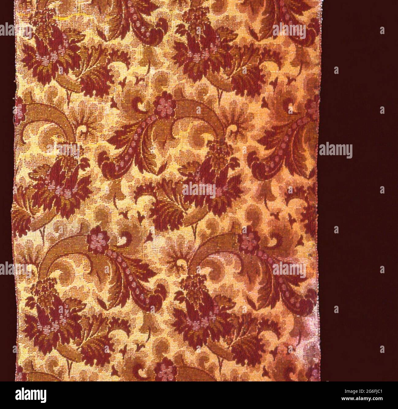 Woven on a loom with a jacquard attachment hi-res stock photography and ...