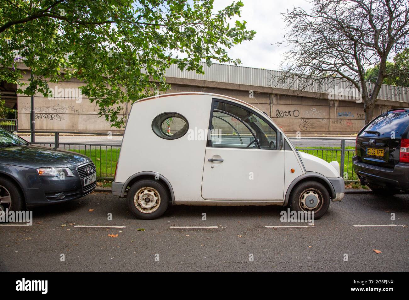 A unique, self-designed car in Hammersmith, London, UK Stock Photo - Alamy