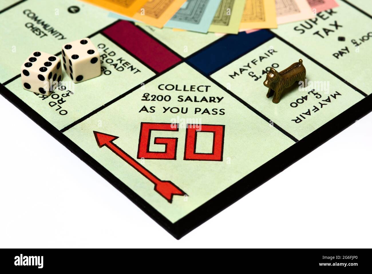 Monopoly Board Close Up
