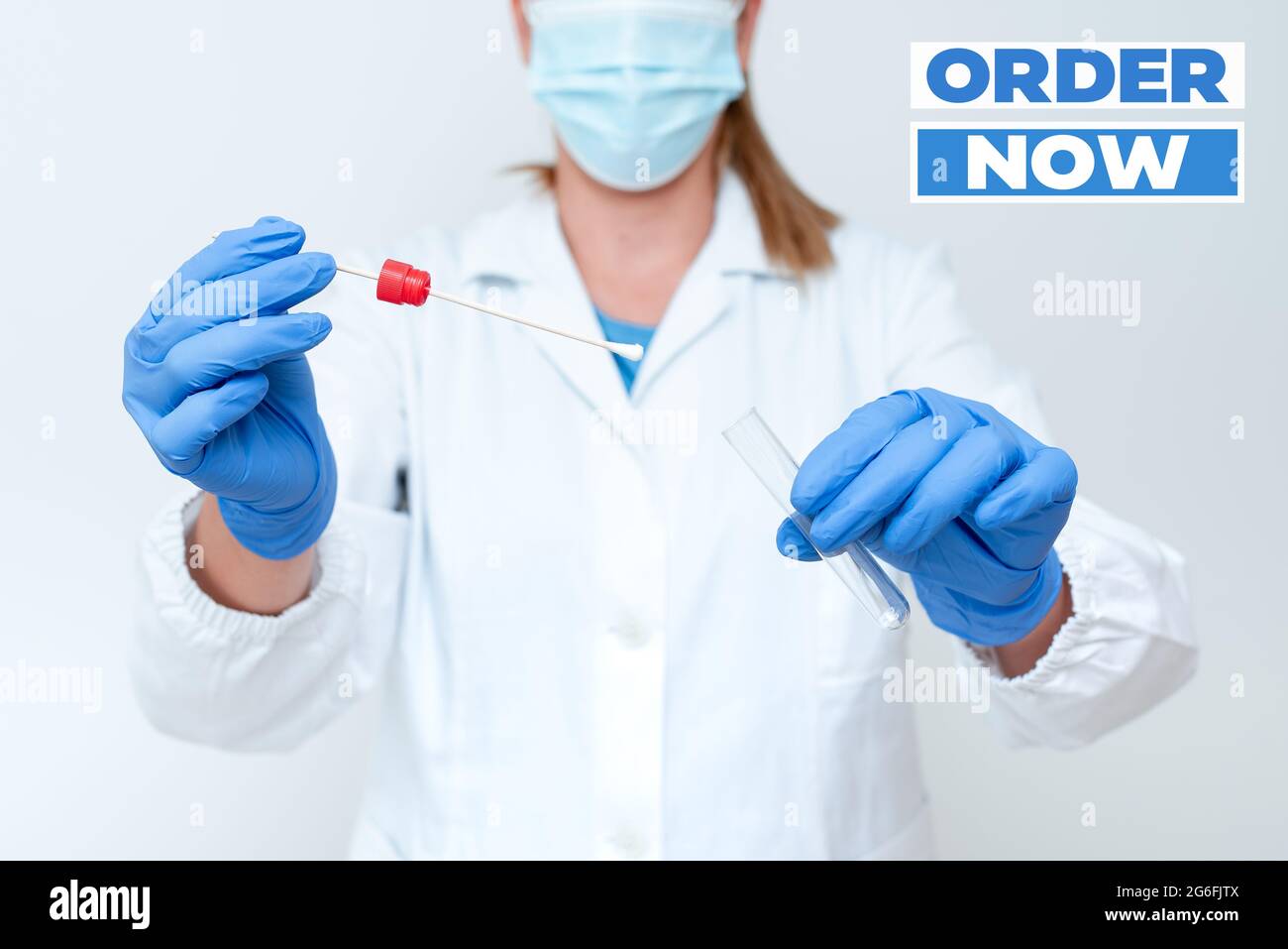 Conceptual caption Order Now. Business idea confirmed request by one ...