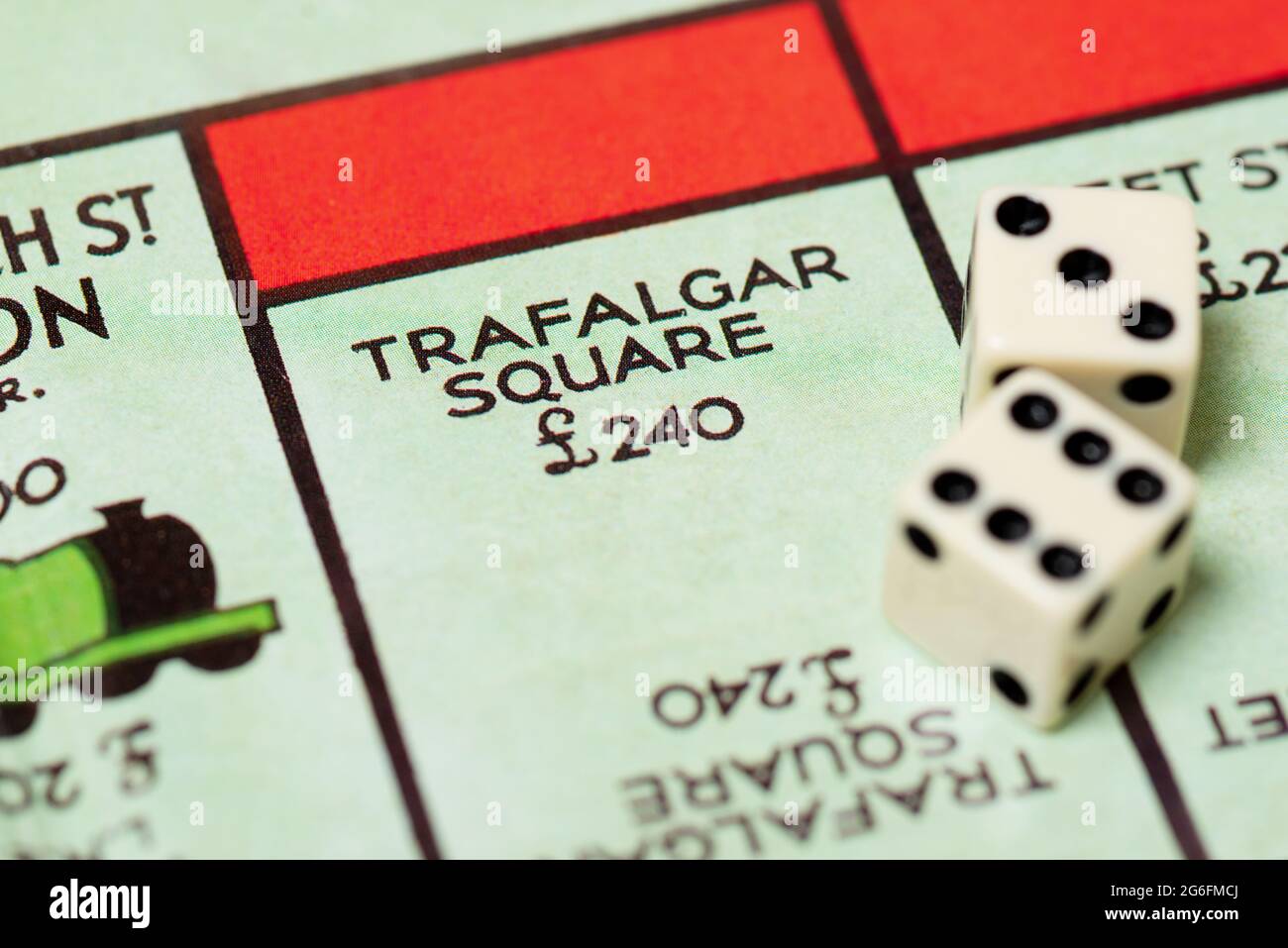 Monopoly Board Close Up