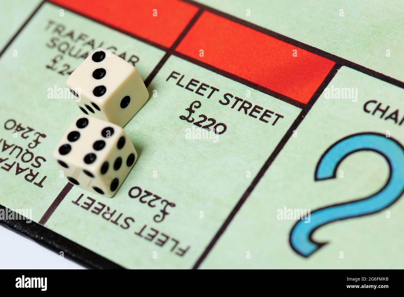 Monopoly Board Close Up