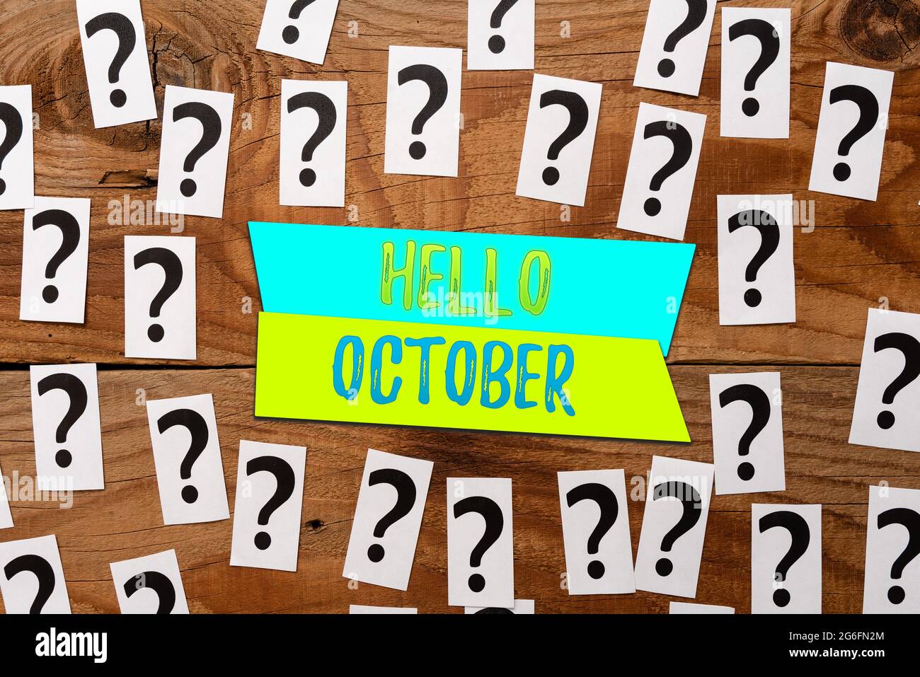Inspiration showing sign Hello October. Business approach greeting used ...