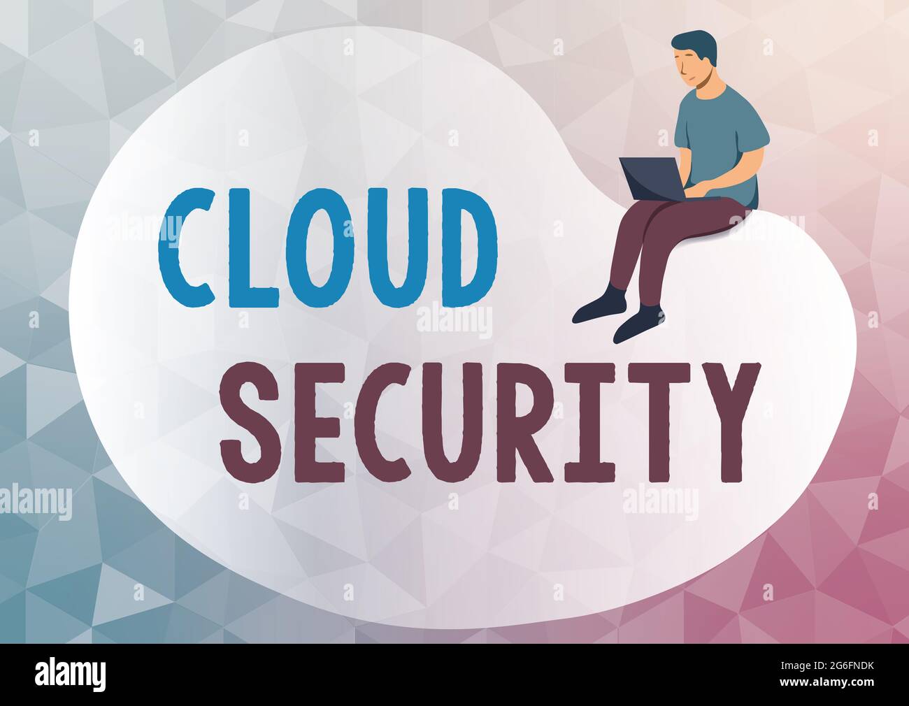 Inspiration Showing Sign Cloud Security Internet Concept Imposing A