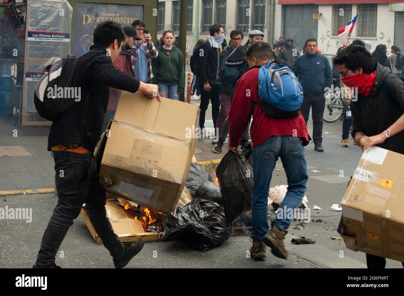 Human barricade hi-res stock photography and images - Alamy