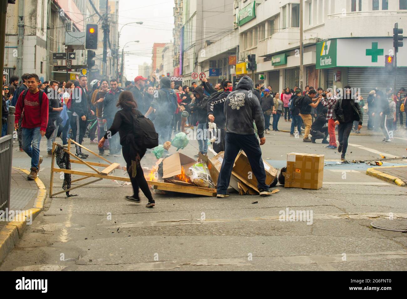 Human barricade hi-res stock photography and images - Alamy