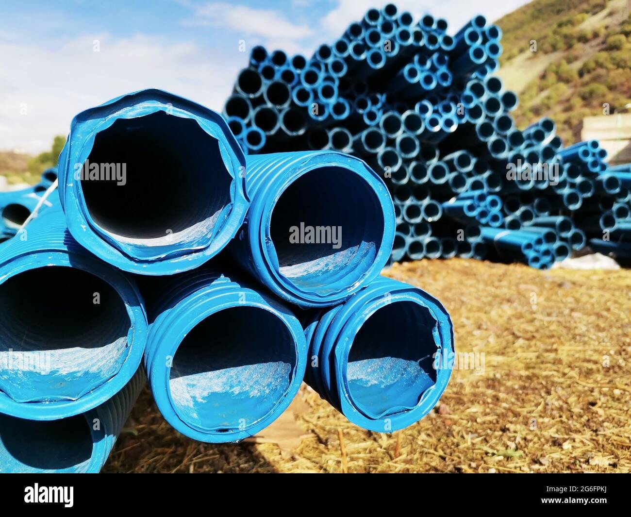 Plastic drainage piping hi-res stock photography and images - Alamy