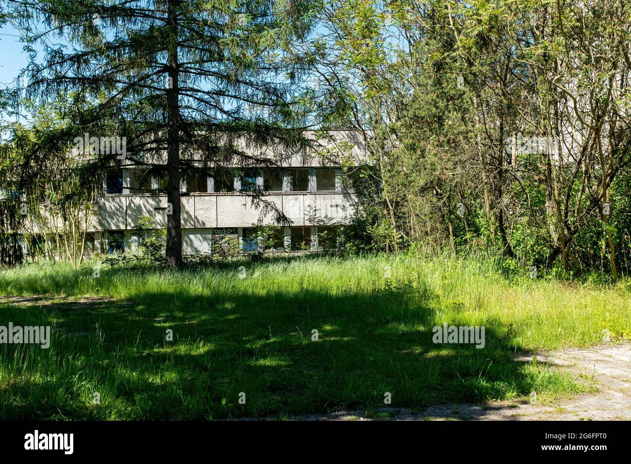 Berlin-Buch, Germany. Former GDR / DDR Municipal Hospital Centre ...