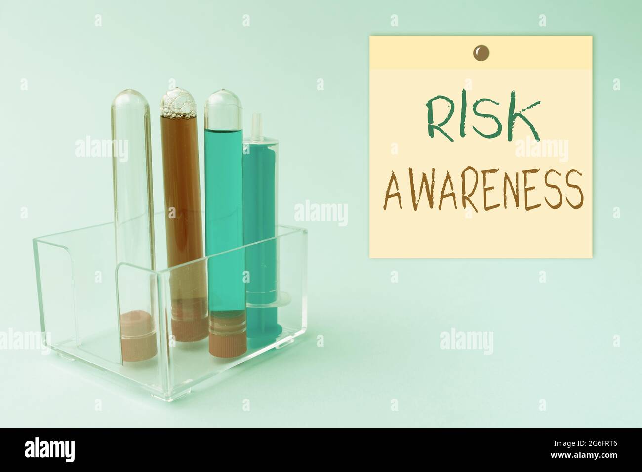 Writing displaying text Risk Awareness. Business overview recognizing ...