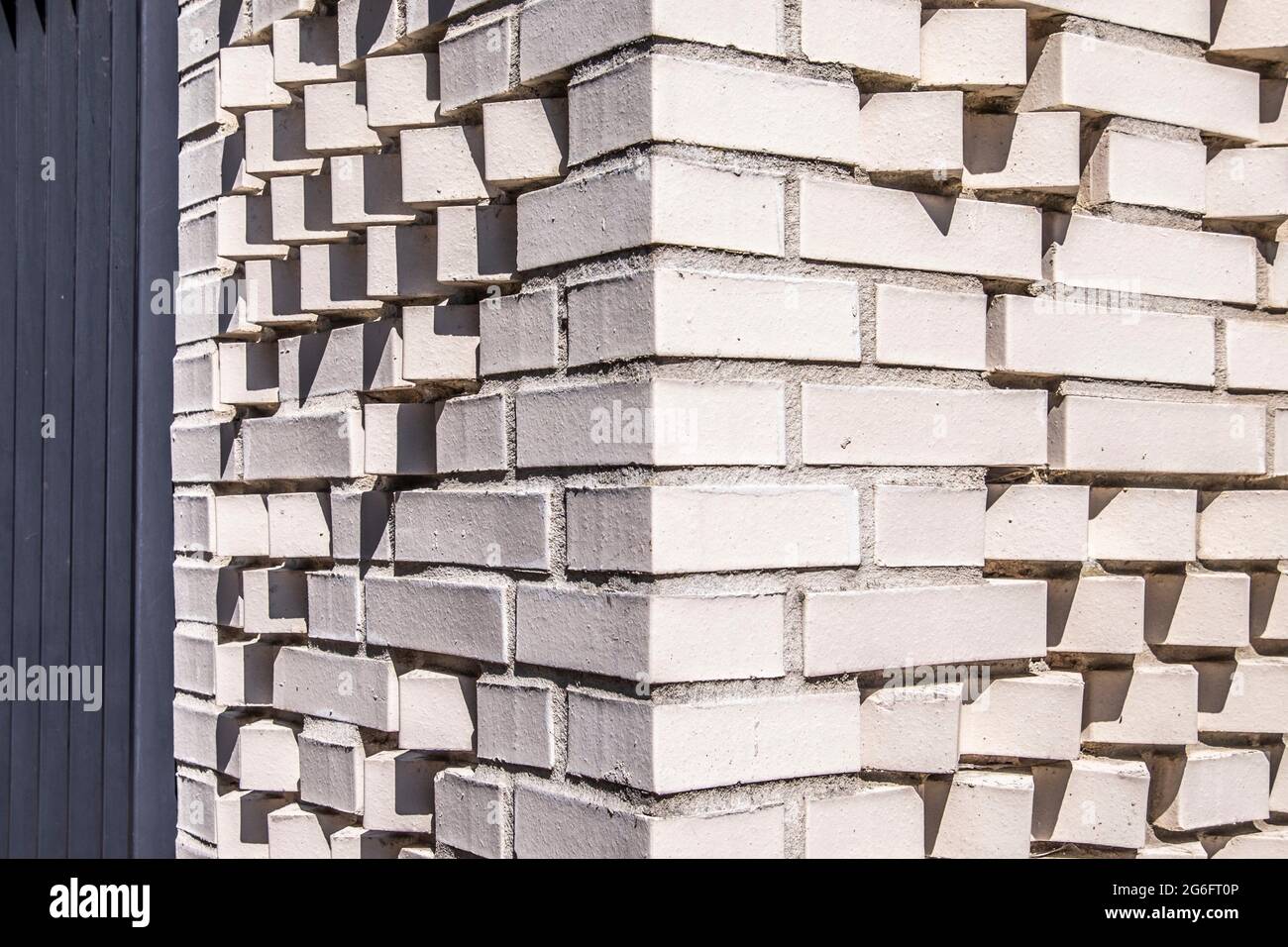 Special brick pattern at Strijp-S in Eindhoven, The Netherlands, Europe ...