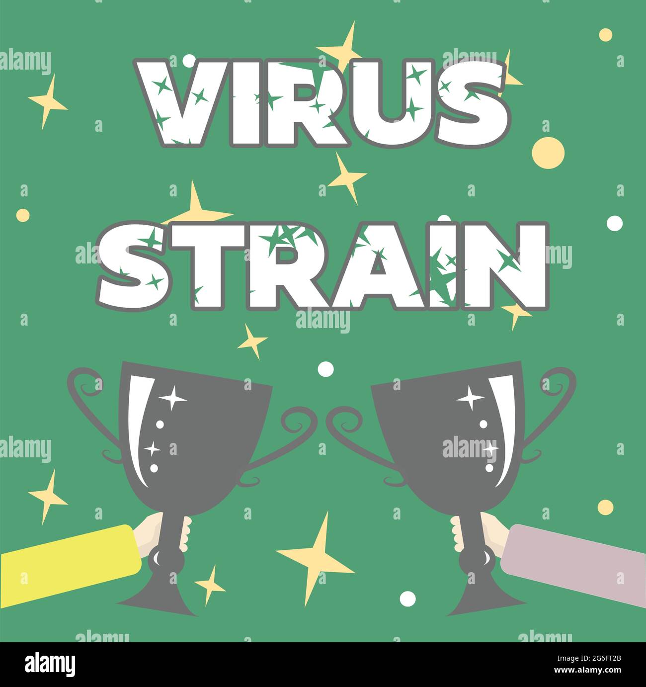 Handwriting text Virus Strain. Word for Another genetic variant derived ...