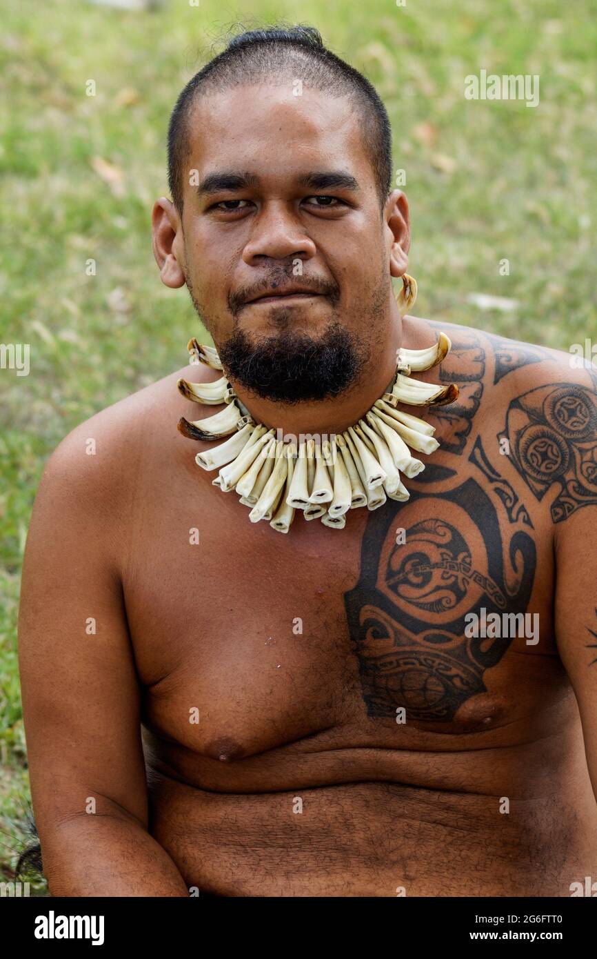 Marquesas tattoo hi-res stock photography and images - Alamy