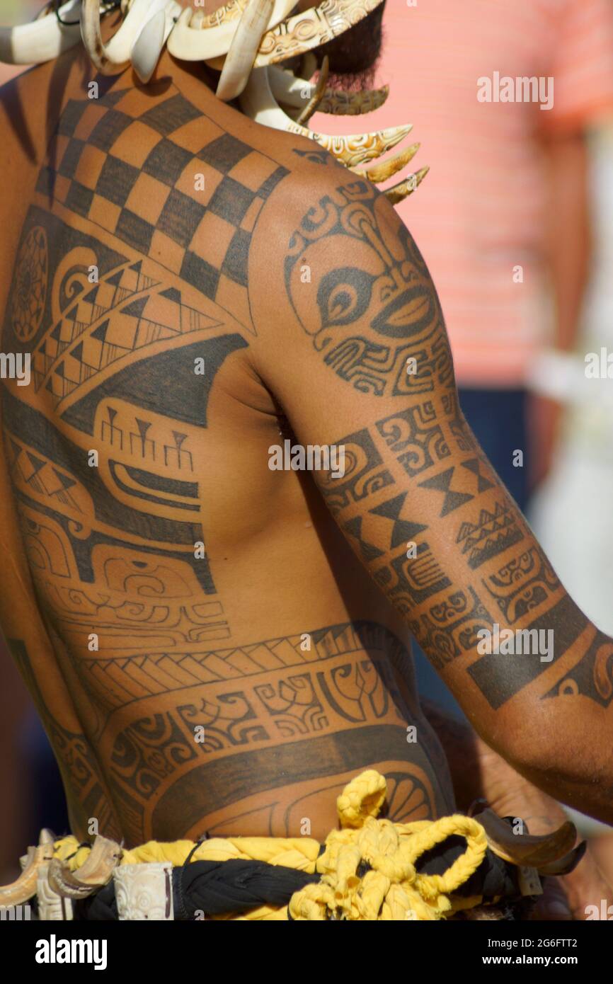 Tattoos at the marquesas islands hi-res stock photography and images ...