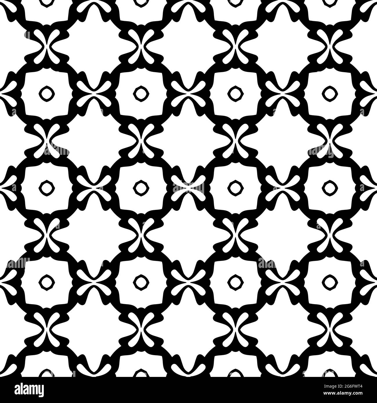 floral seamless pattern background.Geometric ornament for wallpapers ...