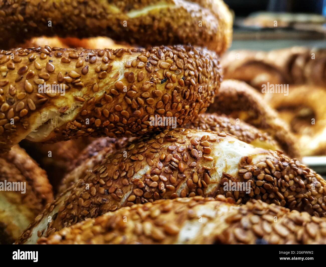 Sesame bagel hi-res stock photography and images - Alamy