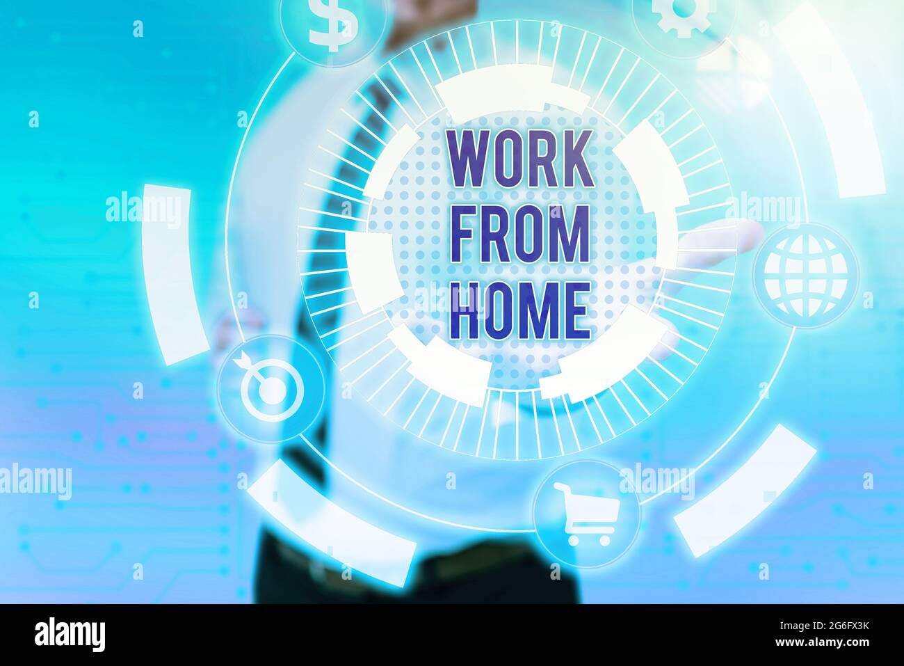 Inspiration showing sign Work From Home. Word Written on communicating ...