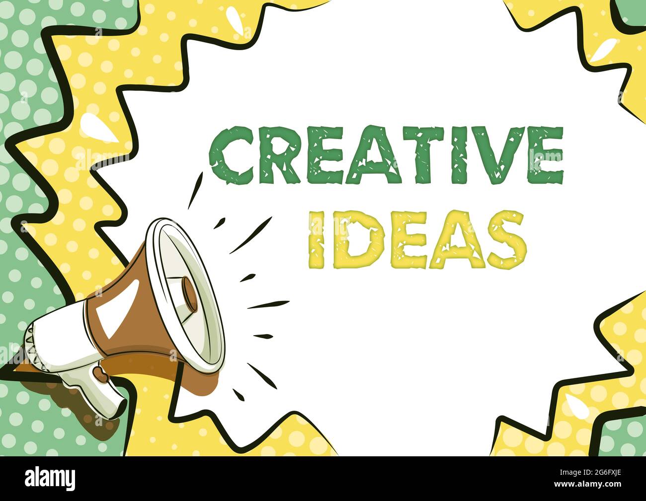 Sign displaying Creative Ideas. Concept meaning Unique strategy for ...