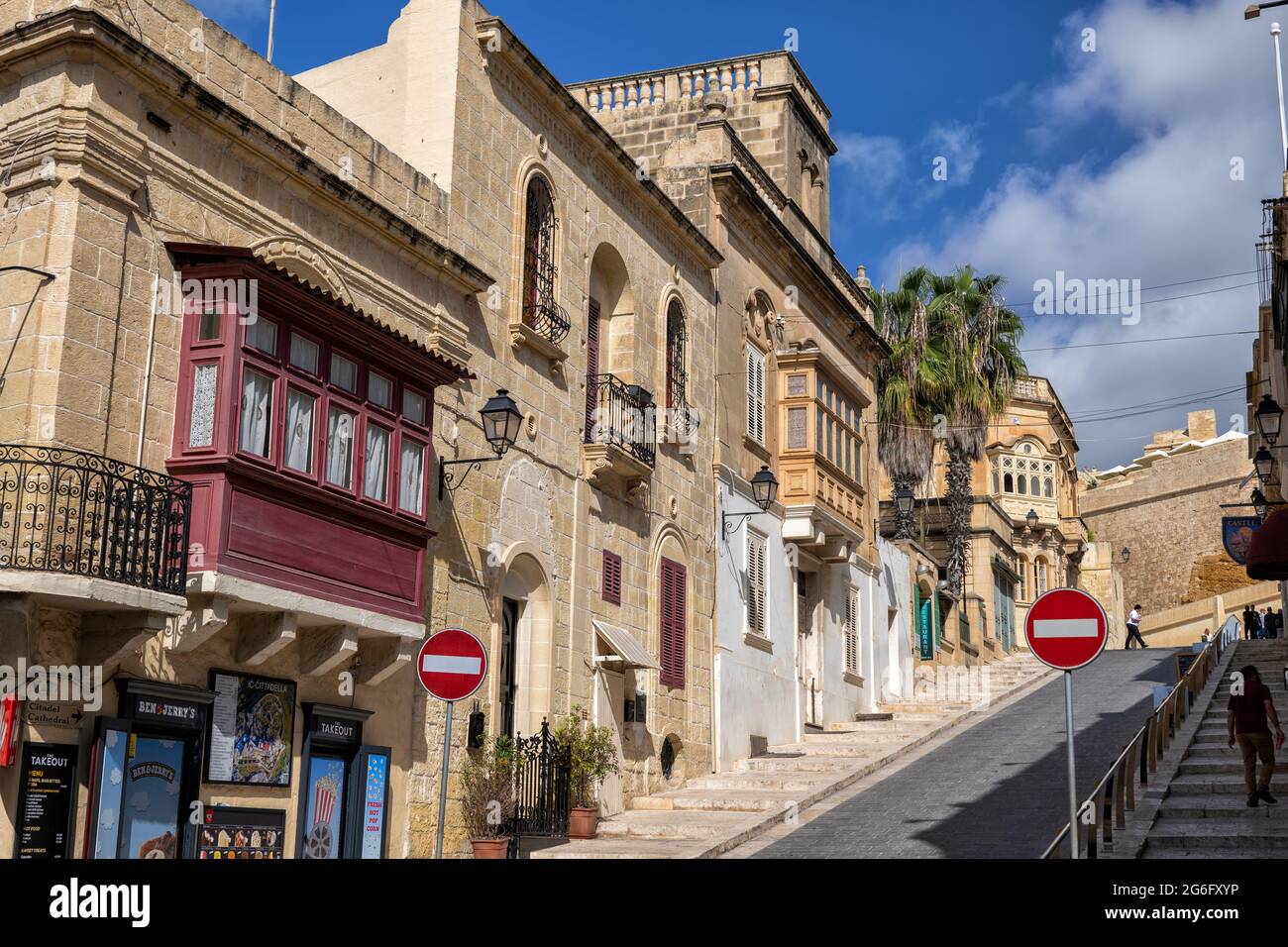 City of Victoria (Maltese: Il-Belt Victoria, Rabat) on Gozo island ...