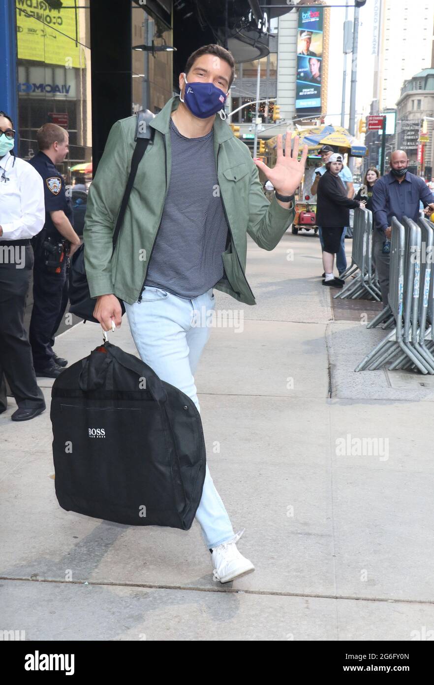 New York, NY, USA. 5th July, 2021. William Reeve seen exiting ABC ...