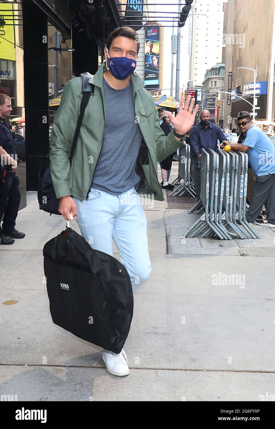 New York, NY, USA. 5th July, 2021. William Reeve, seen exiting ABC ...