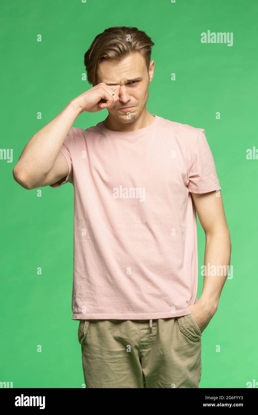 Studio portrait of young man hi-res stock photography and images - Alamy