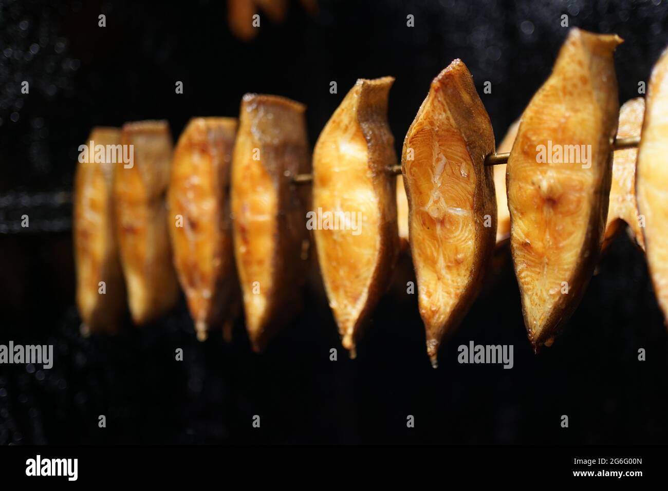 Smoked fish in smoker at baltic sea Smoked fish in smoker at baltic sea ...