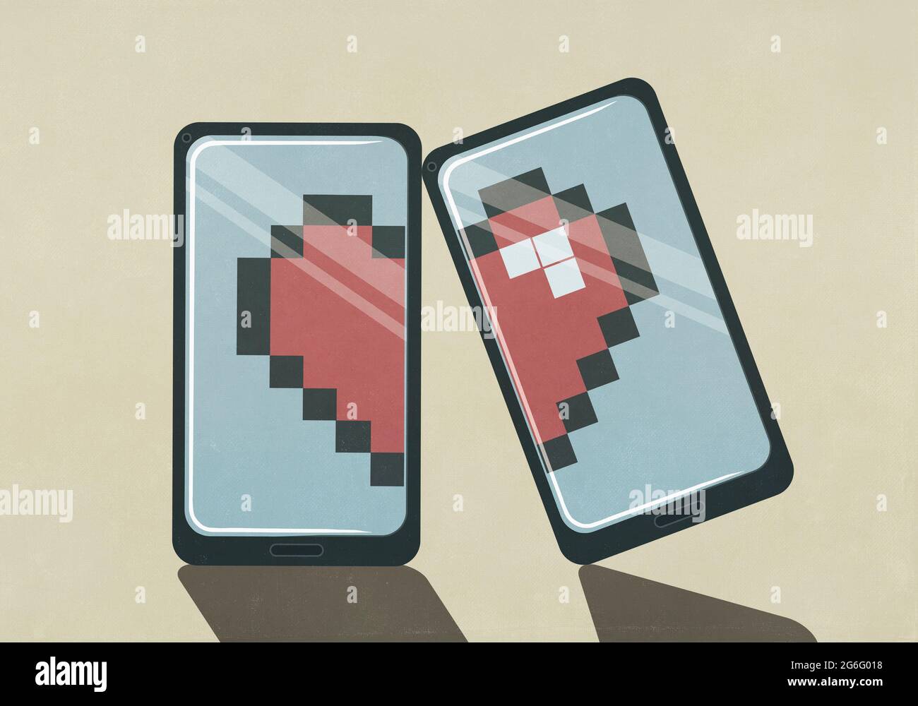 Phone screens hi-res stock photography and images - Alamy