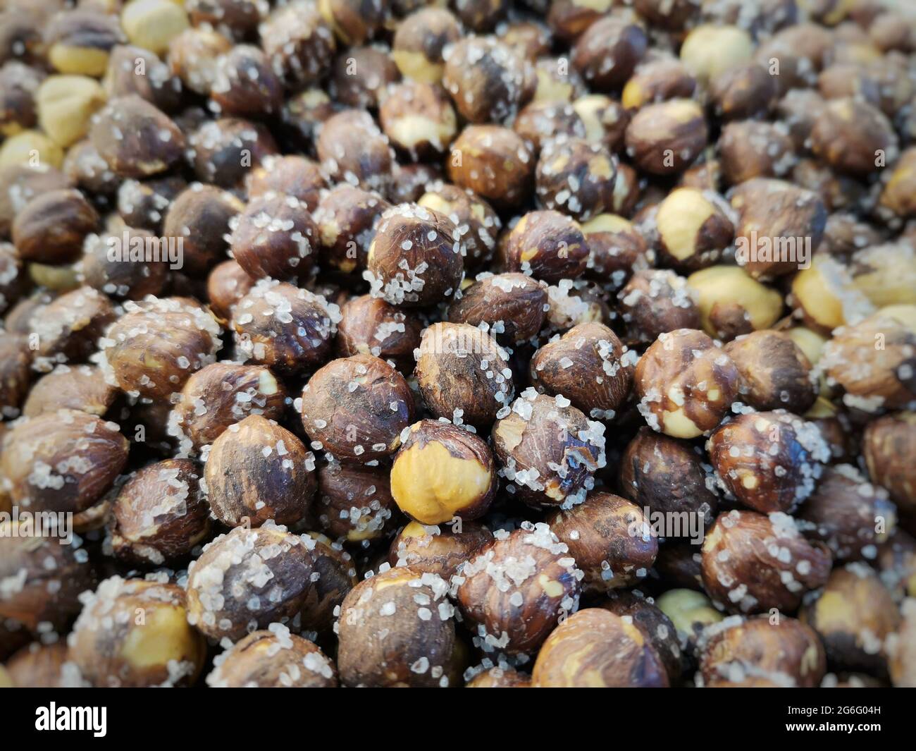 Close-up salted nuts. Salty nuts background detail shot Stock Photo - Alamy
