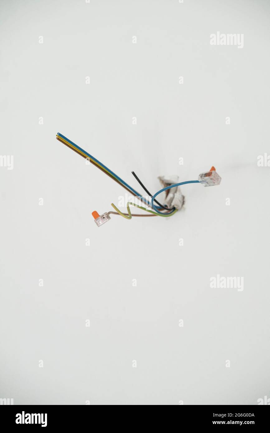 Broken network connection plug on white background Stock Photo - Alamy