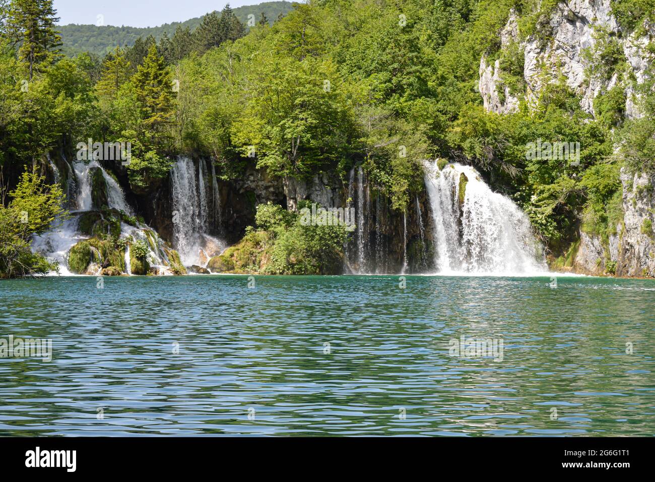 Waterfalls in Plitvice Lakes National Park, Croatia Stock Photo - Alamy