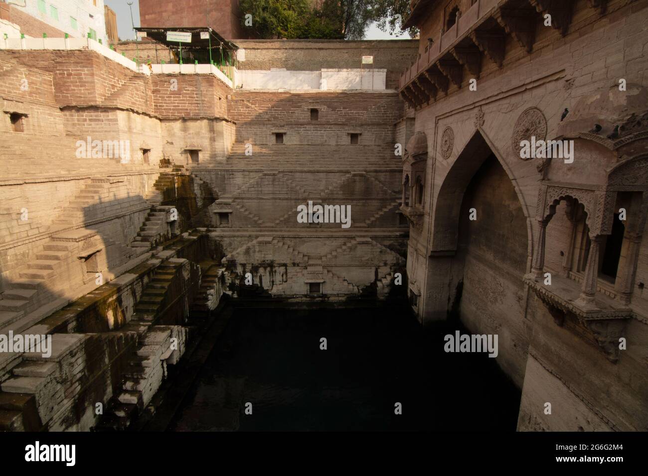 Toorji Ka Jhalra or Toorji’s Step Well side view. Build in 1740 by ...