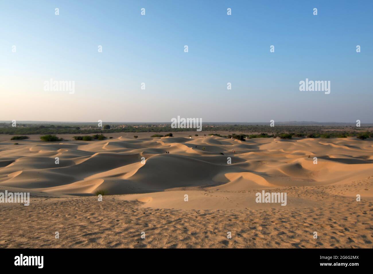 Famous sand dunes at Khuri is a small village about 50 km south-west of ...